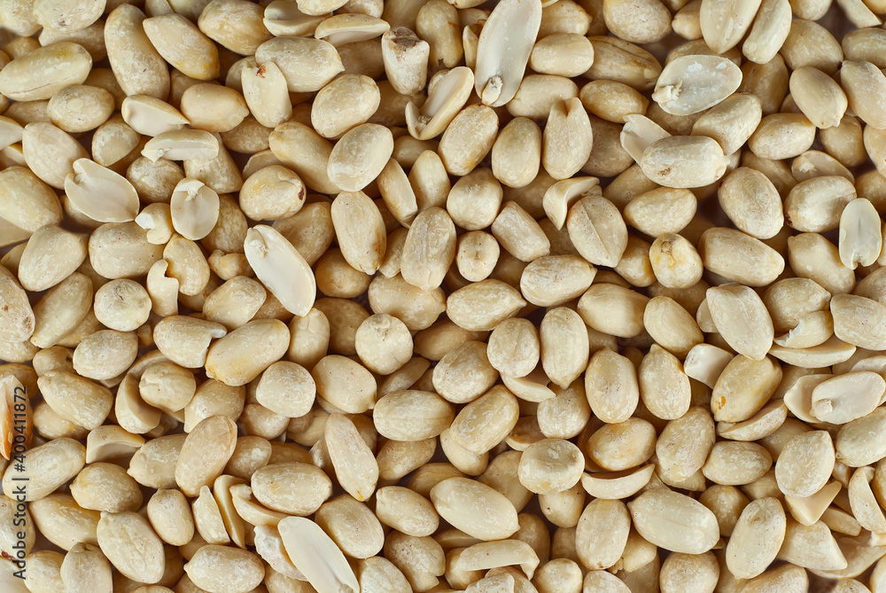 Peanuts close up. Texture of nuts. Lots of peeled nuts in a pile. Stock ...
