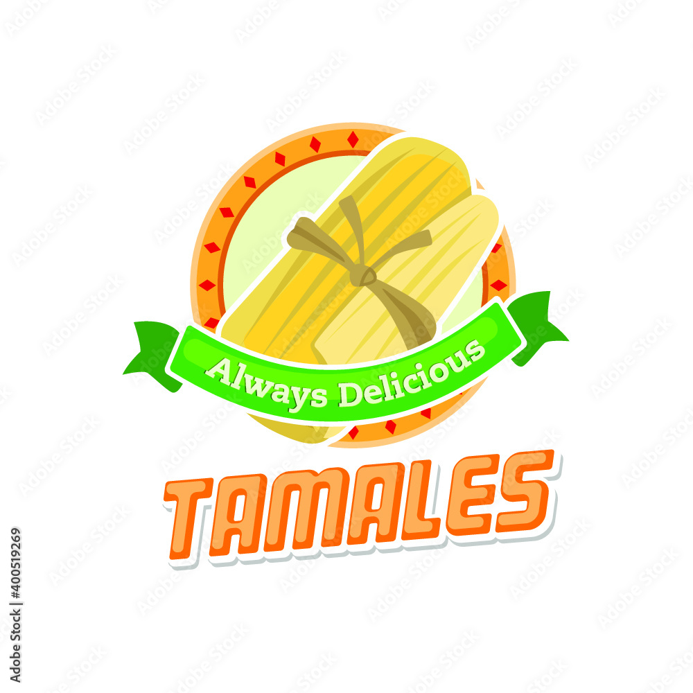 Tamales Logo. Mexican Food Logo, vector. Stock Vector | Adobe Stock