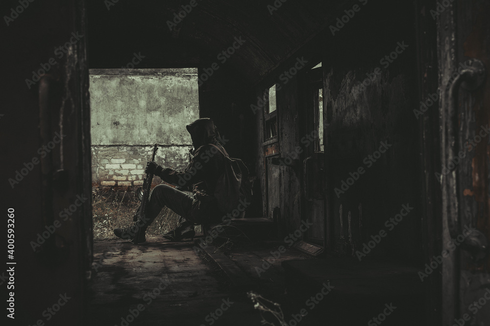 military, cosplay, war, man, military uniform, weapons, shooting ...