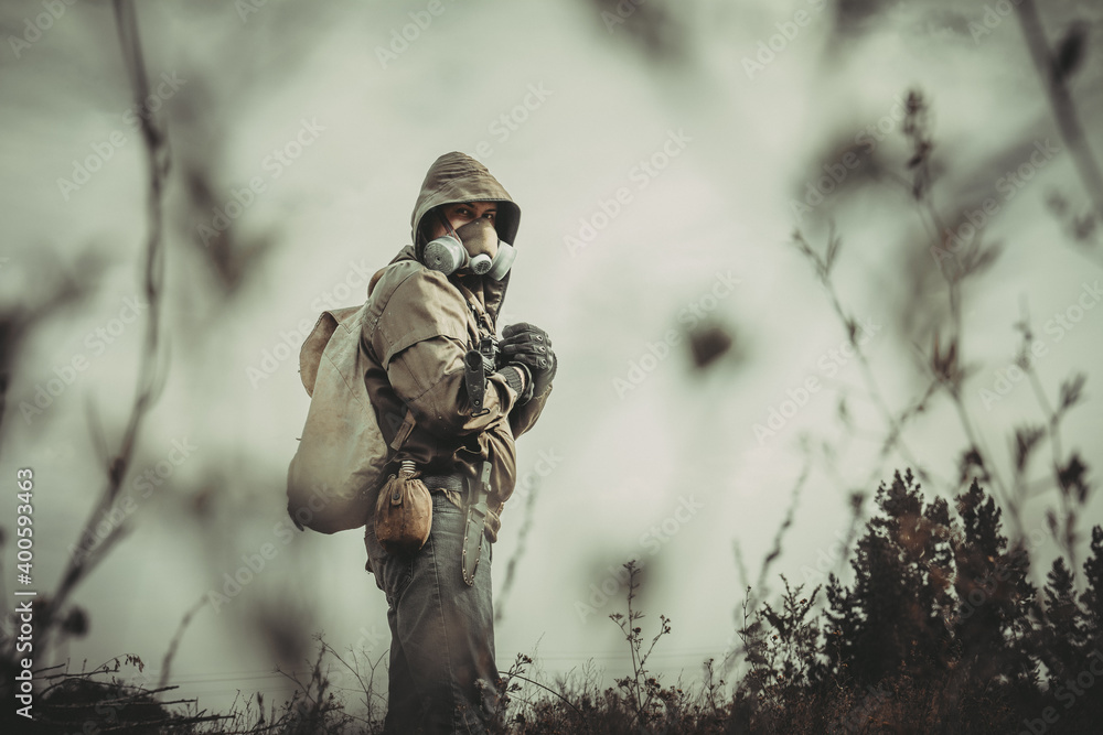 Stock-Foto „military, cosplay, war, man, military uniform, weapons ...