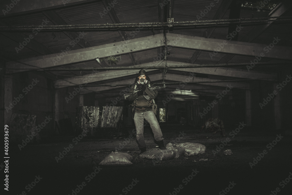 military, cosplay, war, man, military uniform, weapons, shooting ...