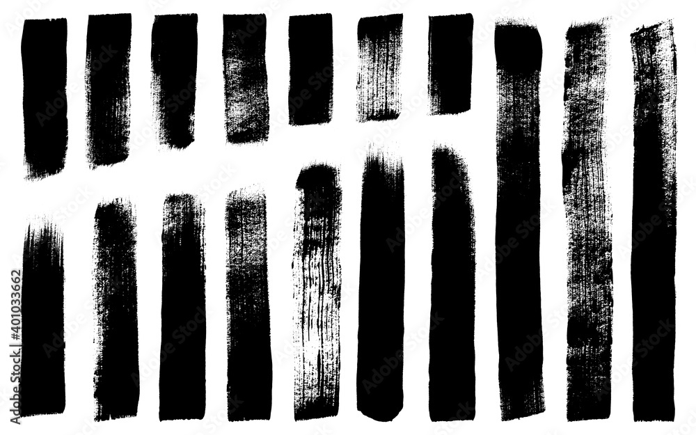 Wide Brush Stroke Textures. 17 Detailed Paint brush textures taken from ...