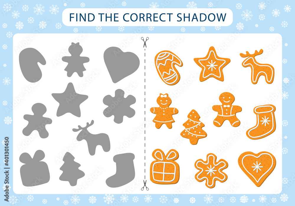 Find the correct shadow is the education game for development of ...