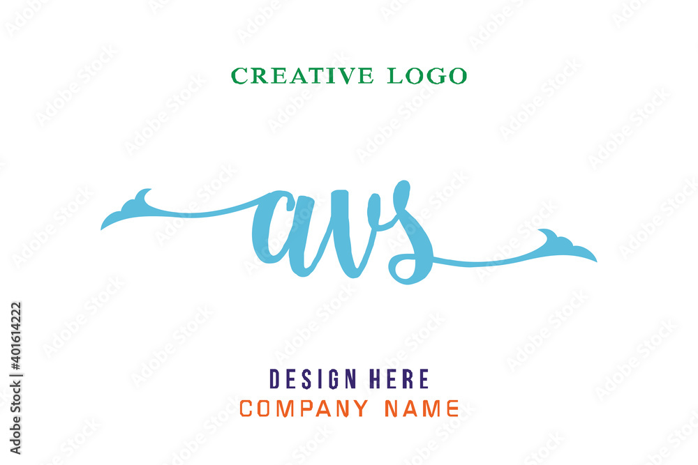 AVS lettering logo is simple, easy to understand and authoritative ...
