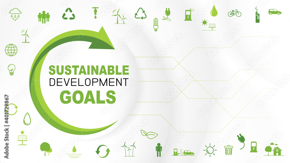 Sustain and Green Business template background for Sustainable ...