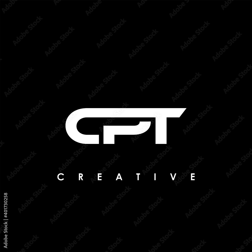 CPT Letter Initial Logo Design Template Vector Illustration Stock ...