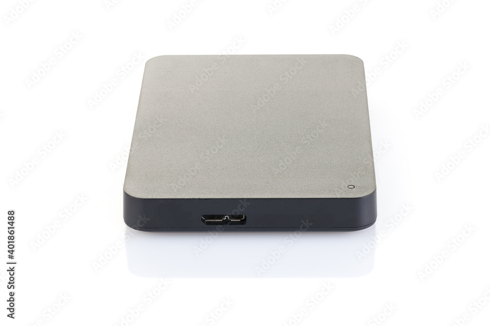 External hard drive disc with usb 3.0 cable, black. Best way of data ...