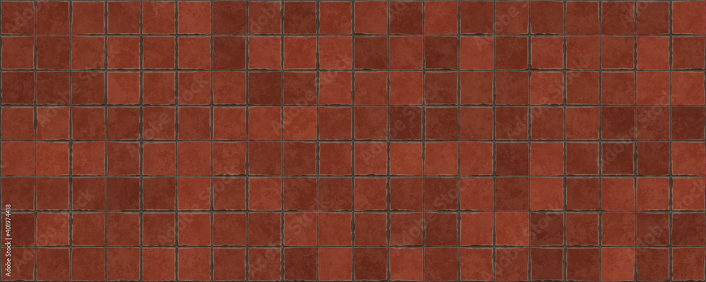 Terracotta floor tile texture background Stock Illustration | Adobe Stock