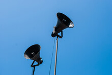 Megaphone Loudspeaker And CCTV Free Stock Photo - Public Domain Pictures