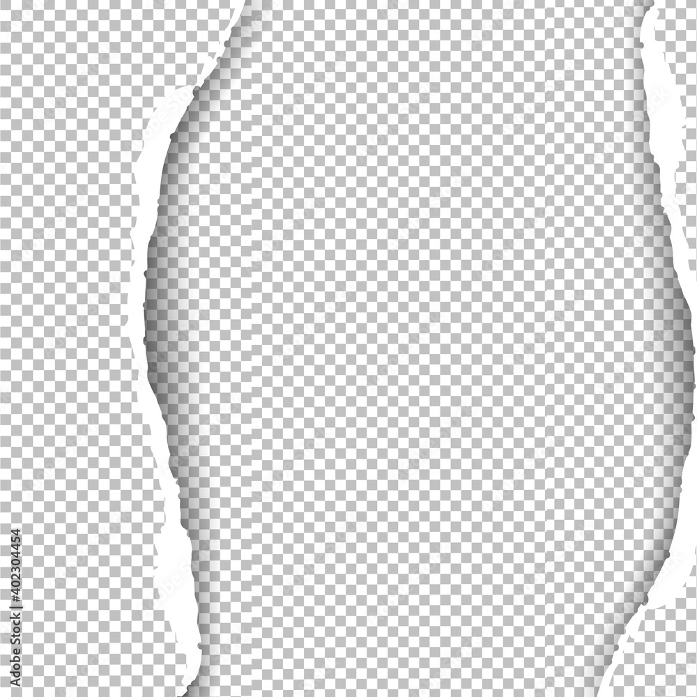 Torn paper with ripped edges. Paper tear for web site, print material ...