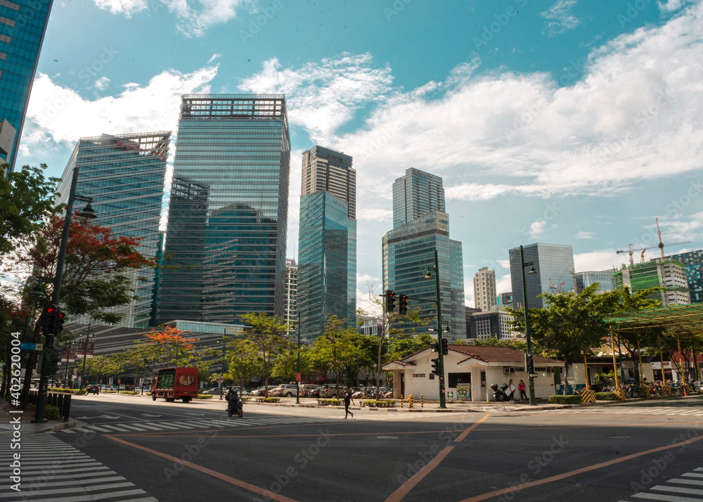 Foto de Stock Bonifacio Global CIty (BGC), Taguig, Metro Manila ...