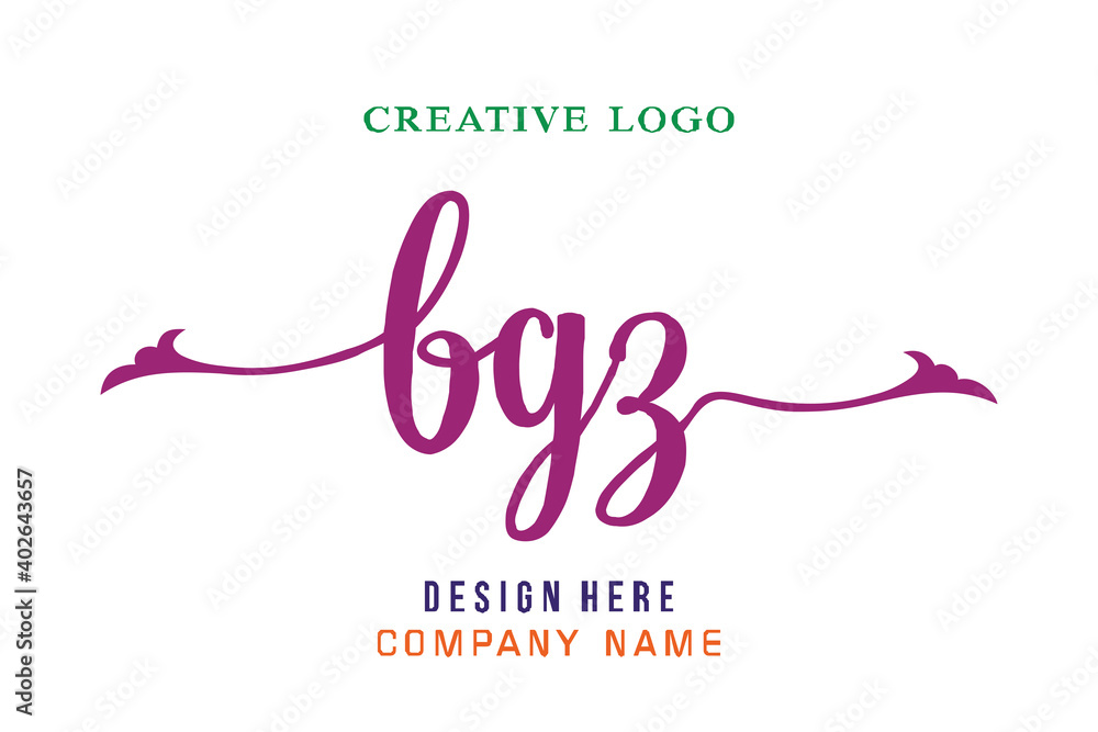 BGZ lettering logo is simple, easy to understand and authoritative ...