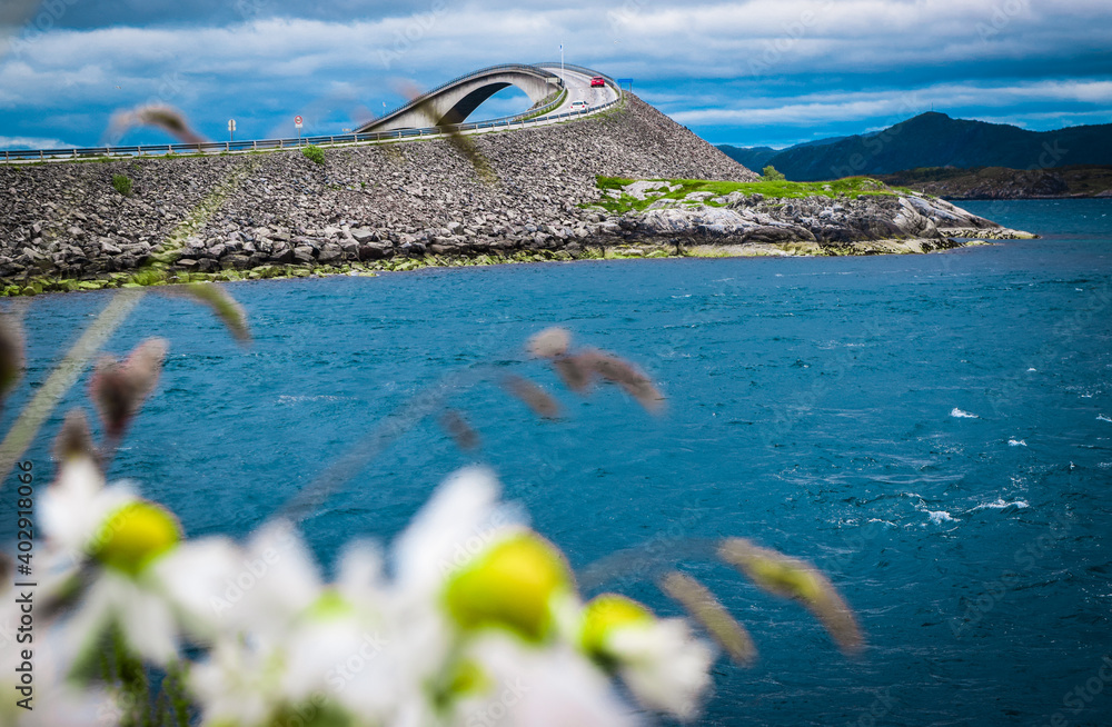 Storseisundet Bridge (Storseisundbrua) is the most famous and longest ...