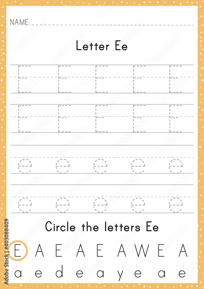 Alphabet Tracing Worksheet. Alphabet activity for pre schoolers and ...