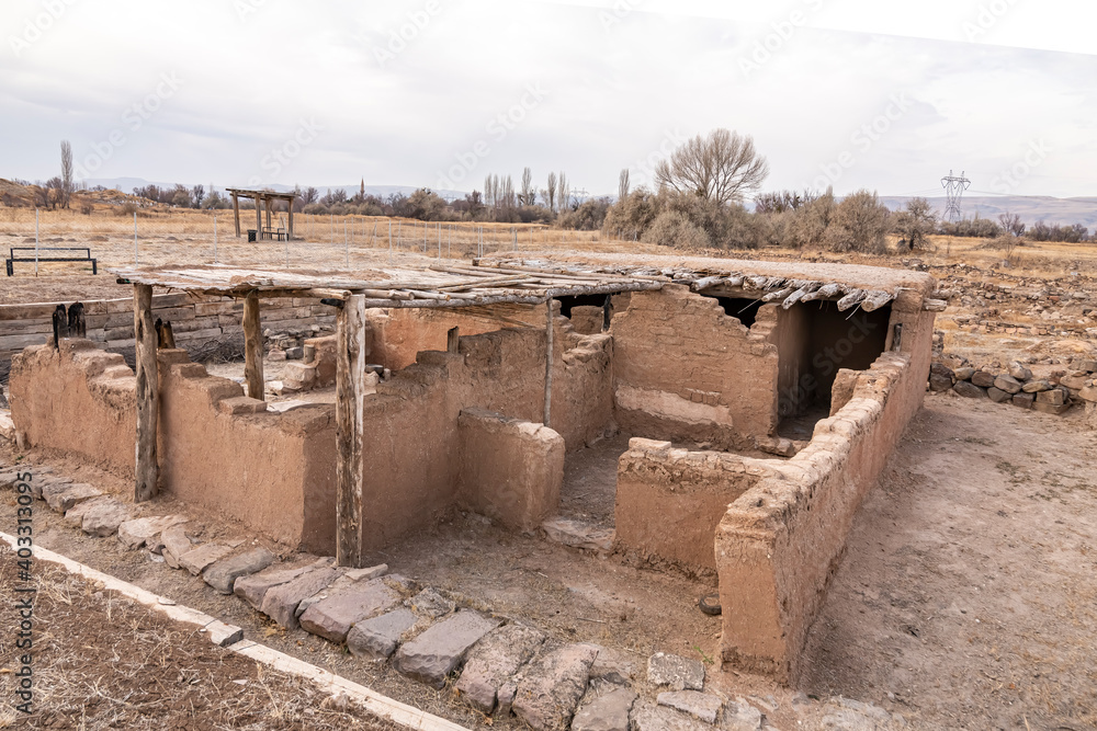 Kultepe ancient city ruins. Assyrian Trade Center in Karum-Kanis in ...