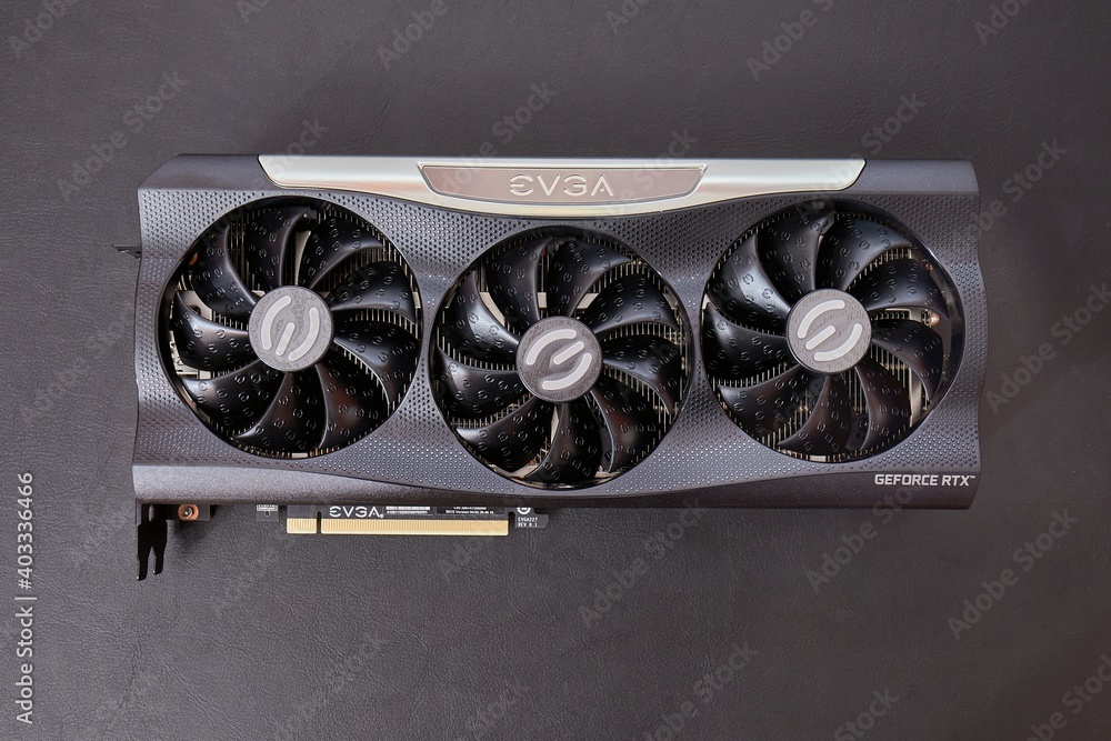 Budapest, Hungary - Circa 2020: Nvidia Geforce RTX 3090 Graphics Card ...