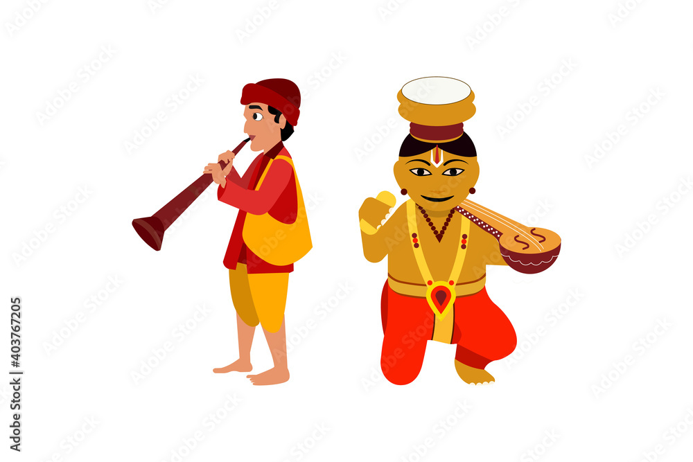 illustration of Happy pongal, makar sankranti Holiday Harvest Festival ...