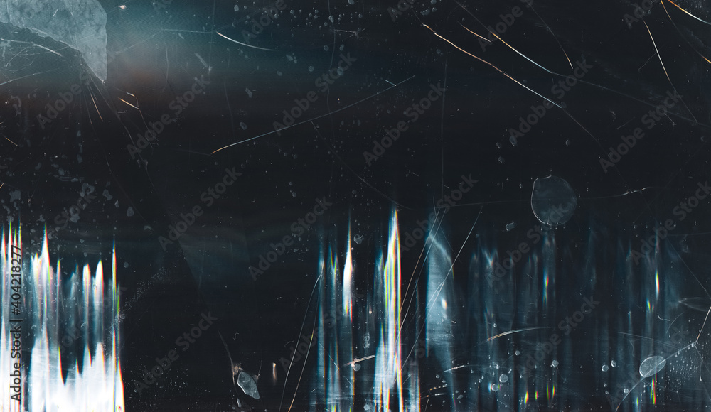 Broken glass overlay. Fractured display texture. Dark distorted crushed ...