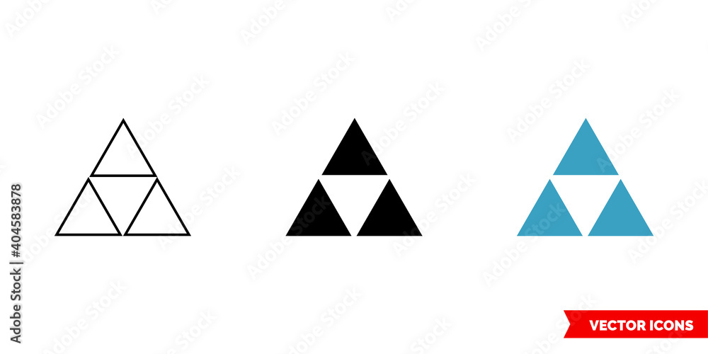 Triangle Outline Symbol