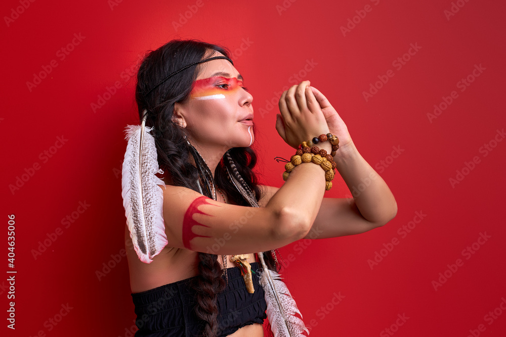 native warrior makeup
