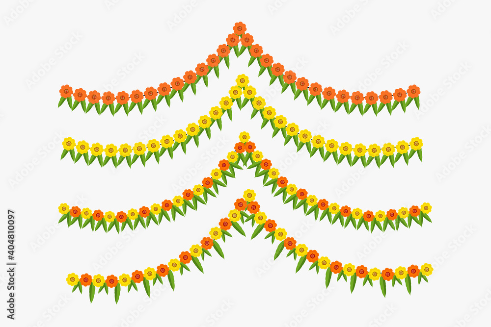 mango leaf toran vector