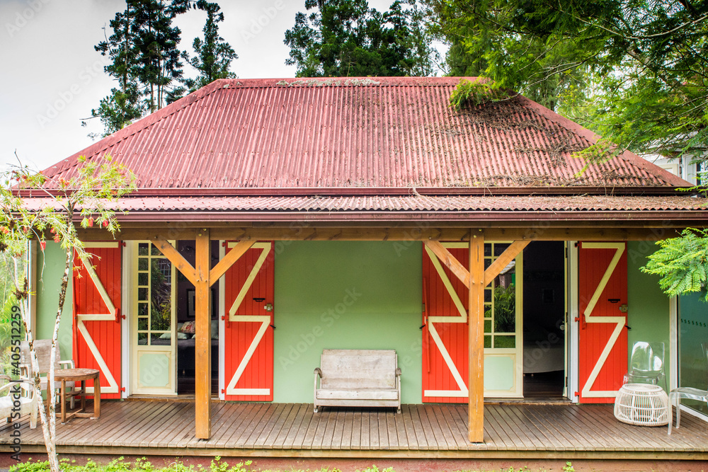 Photo Stock Case Créole de la Réunion | Adobe Stock