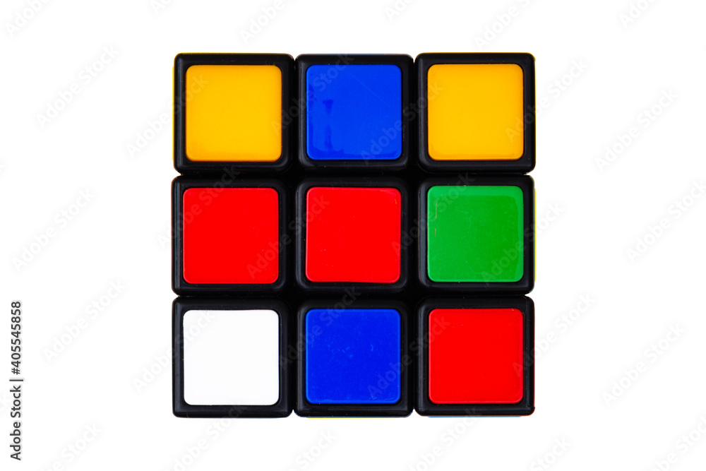 Saint-Petersburg, Russia - January 28, 2020 : Rubik's cube, rubik's ...