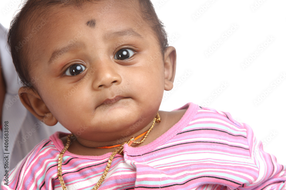 Cute Indian child portrait. Stock Photo | Adobe Stock