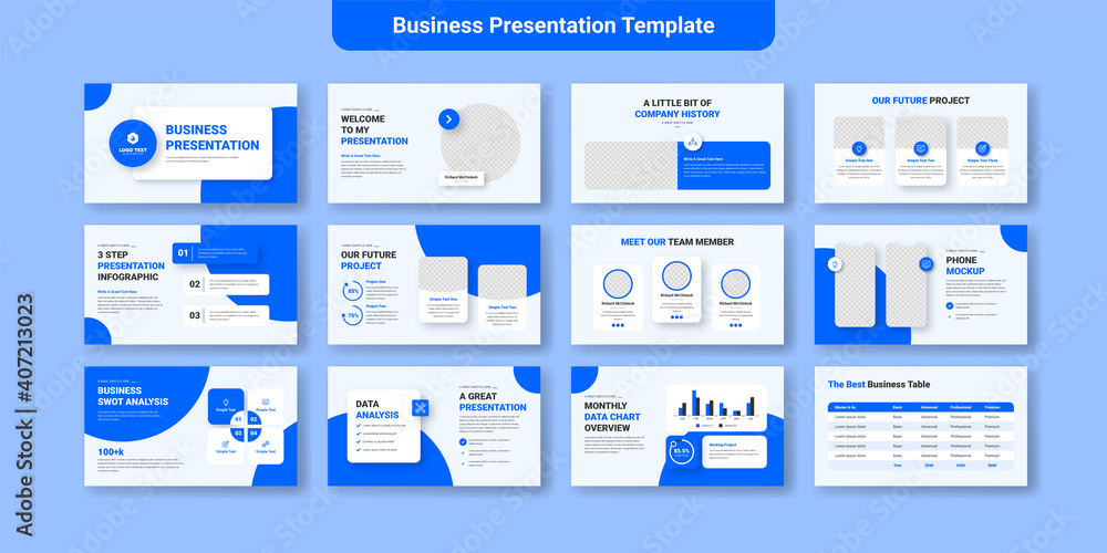Creative business powerpoint presentation slides template design. Use ...