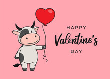 Cow Valentine Card Free Stock Photo - Public Domain Pictures