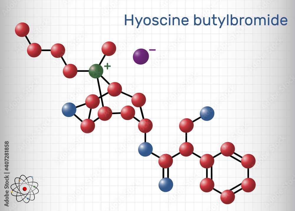 Hyoscine butylbromide, scopolamine butylbromide, butylscopolamine ...