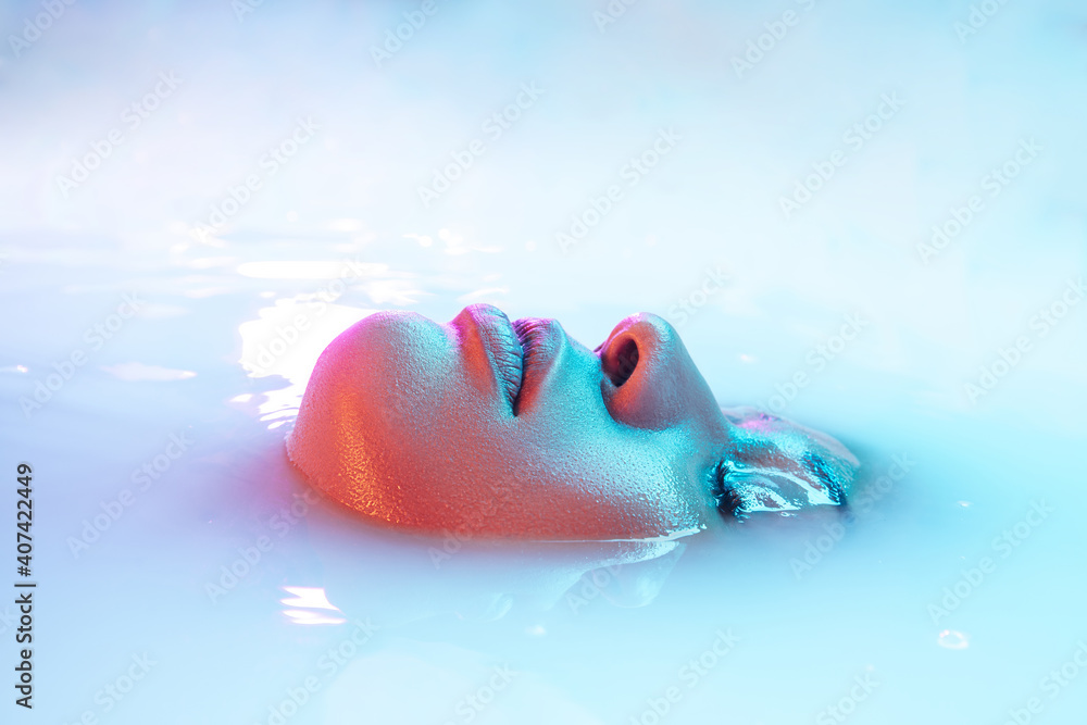 Drowning Face Blue