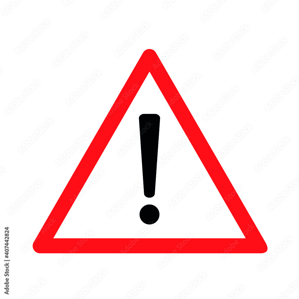 Schild Achtung Stock Vector | Adobe Stock