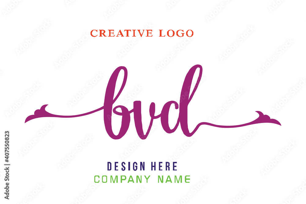 BVD lettering logo is simple, easy to understand and authoritative ...