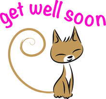 Cat Get Well Card Free Stock Photo - Public Domain Pictures