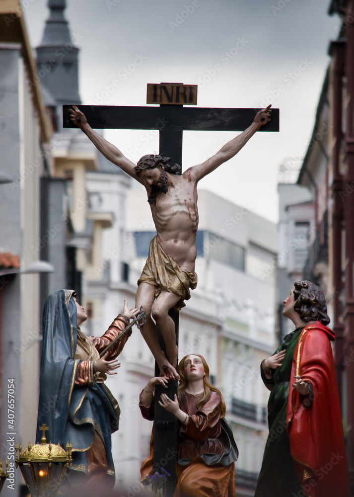 Procesión El Monte Calvario, Pedro de la Sierra hacia el año 1638 ...