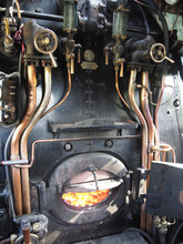 Inside The Cab Of A Steam Engine Free Stock Photo - Public Domain Pictures