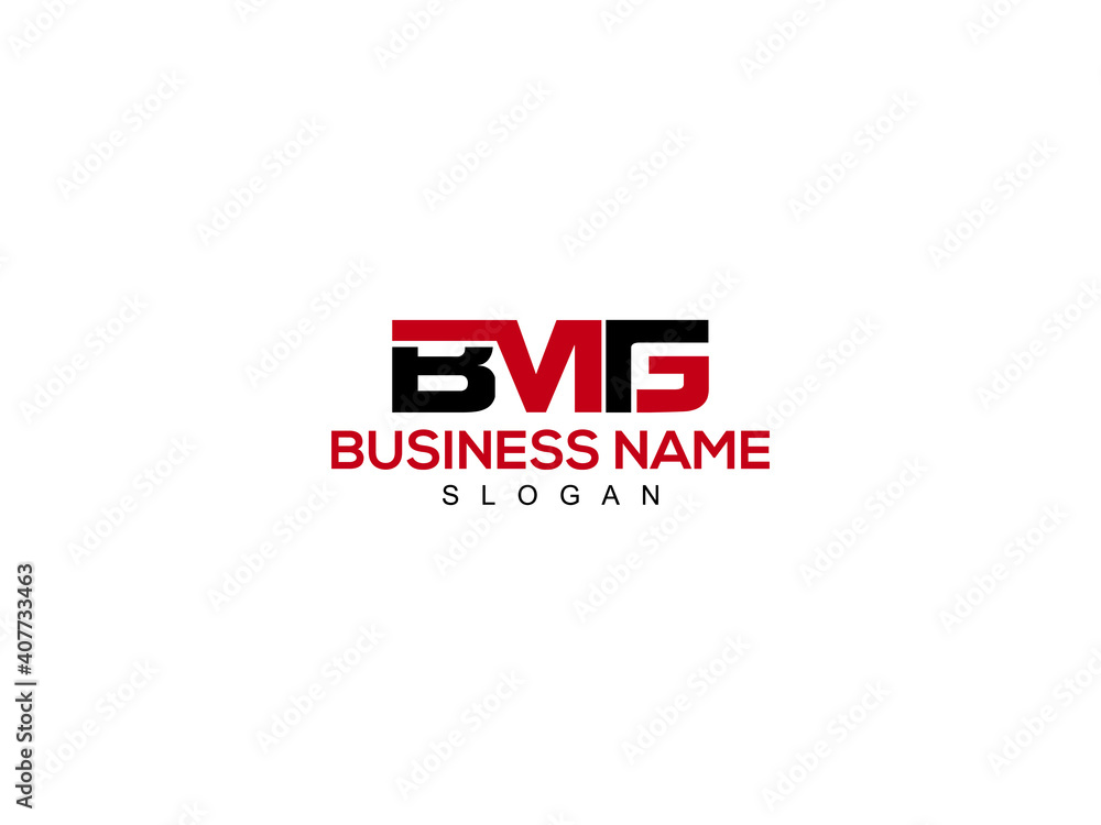 Letter BMG Logo Design For All Kind Of Use Stock Vector | Adobe Stock