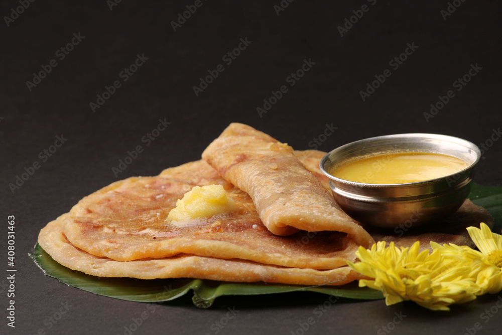 Puran Poli, also known as Holige, is an Indian sweet flatbread from ...