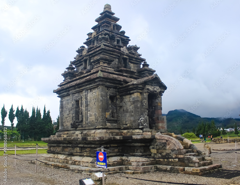 Arjuna Temple in Dieng Temple Complex tourism object, which was founded ...