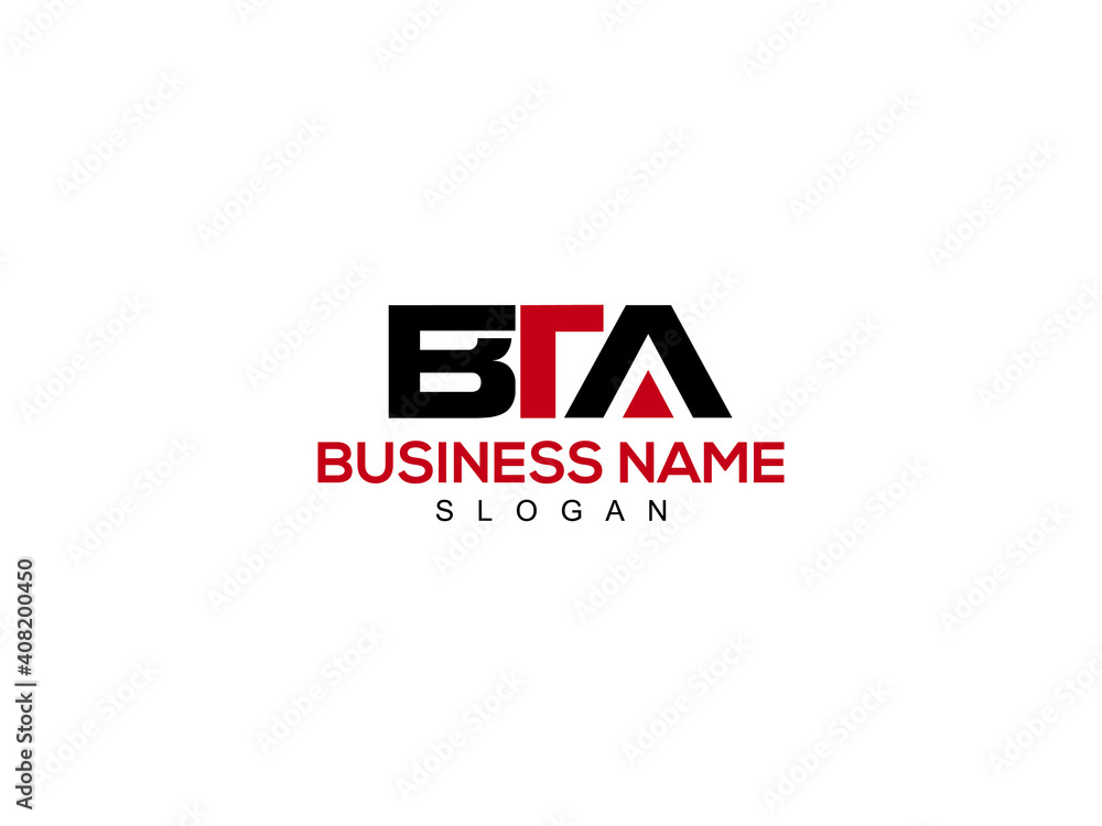 BTA Letter and templates design For Your Business Stock Vector | Adobe ...