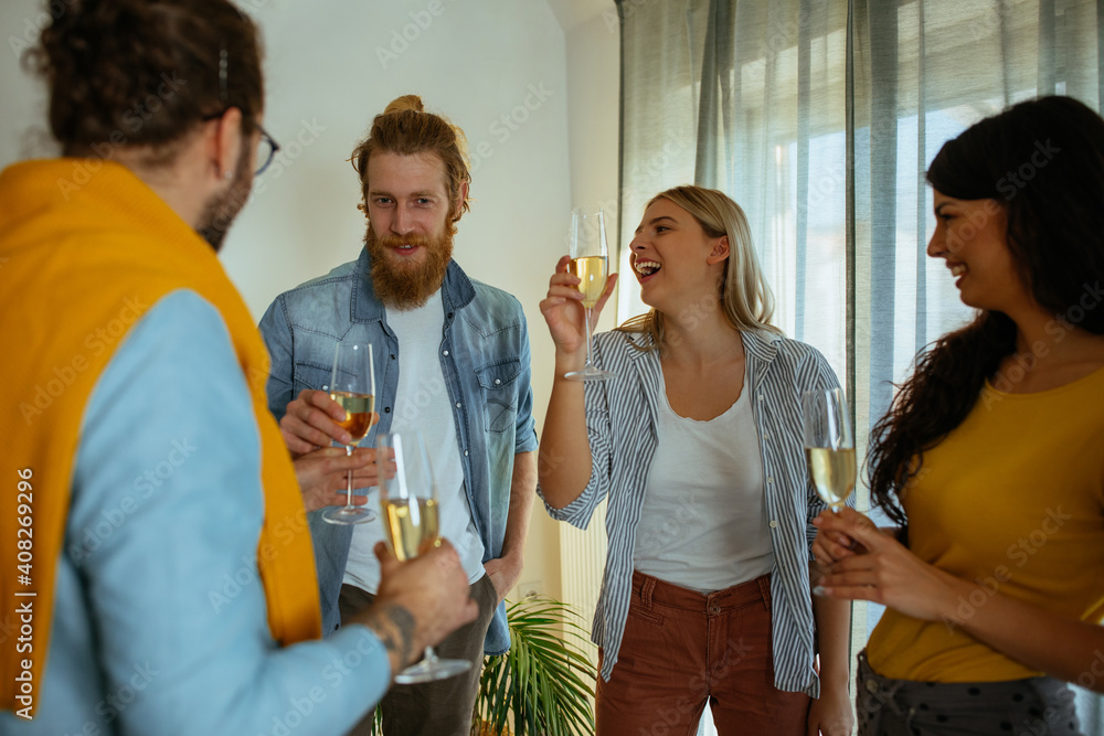 Cheers to many more years of friendship together Stock Photo | Adobe Stock