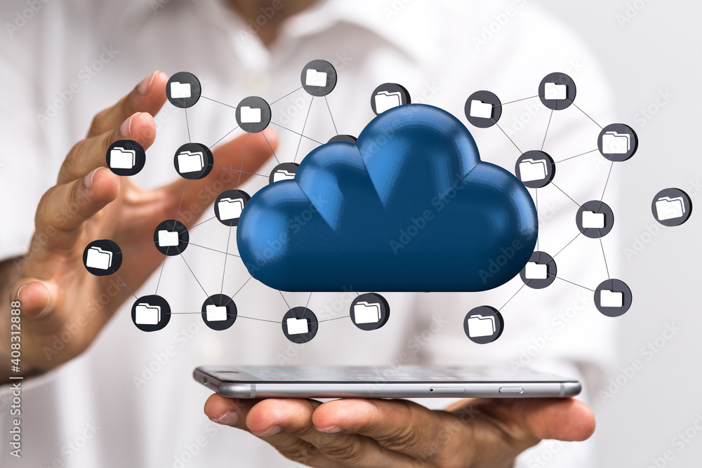 Connecting people on the internet, nodes transforming. Social network ...