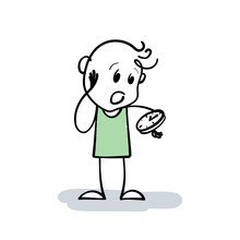 Worry Stickman Free Stock Photo - Public Domain Pictures