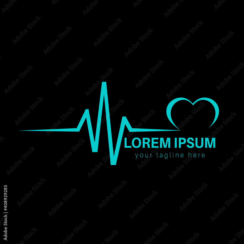 Cardiology doctor pharmacy healthcare medical heart beat wave heart ...