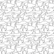 Abstract Horse Sketched Art Print Free Stock Photo - Public Domain Pictures