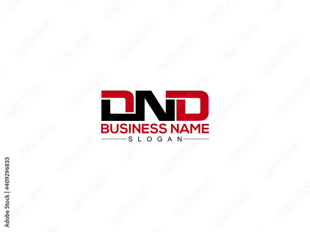DND Letter Design For Business Stock Vector | Adobe Stock