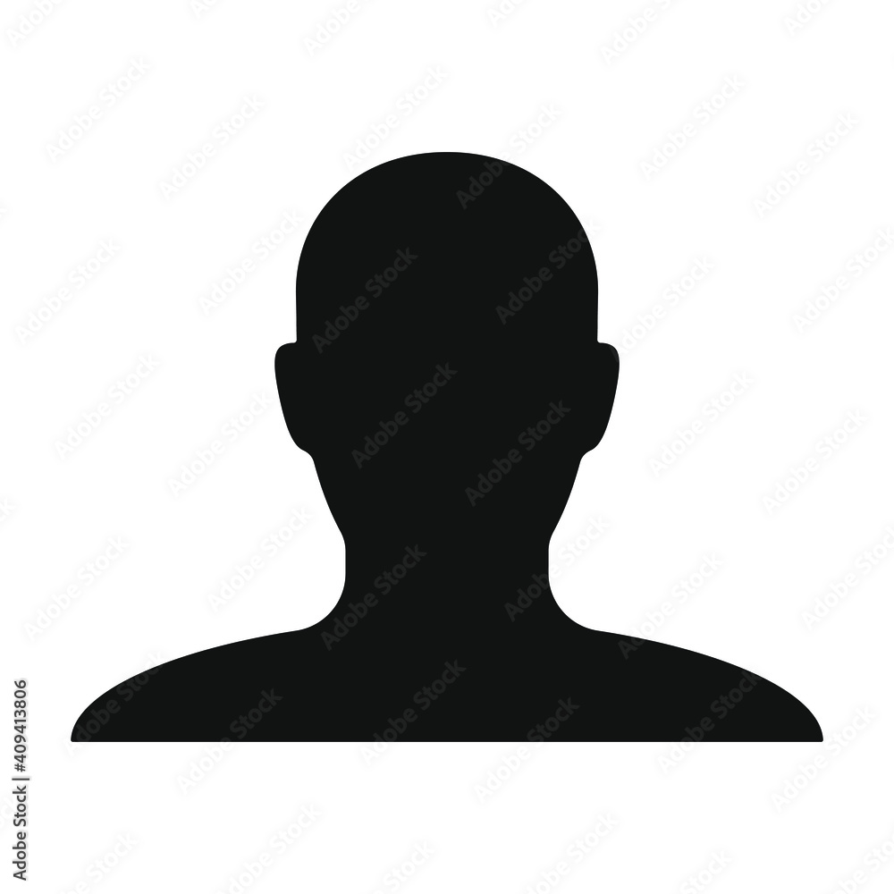 Human Face Profile Vector