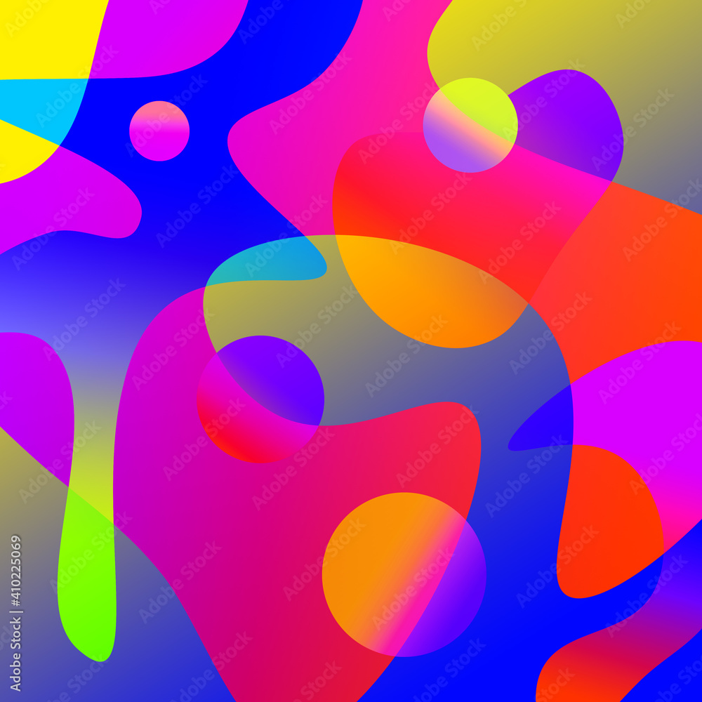 Contemporary art abstract background with geometric elements and ...
