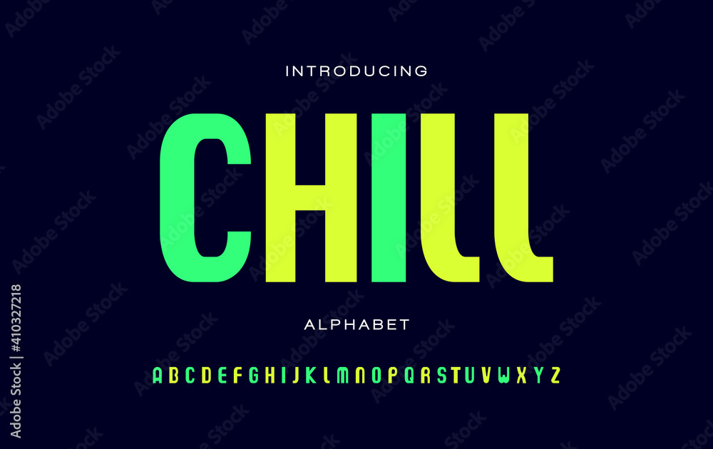 Colorful alphabet fonts. Letter for a design, poster, banner, etc ...